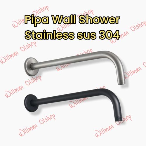 Jual pipa shower dinding wall shower pipa shower tanam tembok - BRUSHED ...