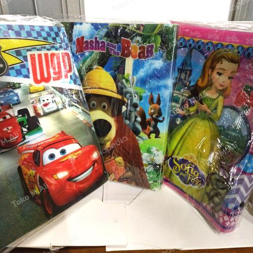 Jual Binder A5 Motif Gambar Karakter Buku Binder Map Binder Anak - Kota ...