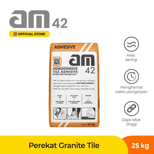 Promo AM 42 - PEREKAT GRANITE TILE kemasan 25kg - Jakarta Barat - AM ...