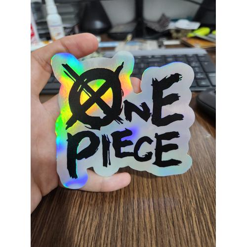 Jual Sticker Hologram Anime Besar - PSH1517 - One Piece - Logo One ...
