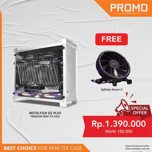 Jual CASING METAL FISH MINI-ITX ALUMUNIUM G5 PLUS - Jakarta Pusat ...
