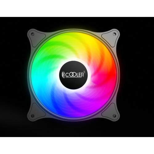 Jual PCCOOLER FAN RGB RAINBOW FIX STATIC PC COOLER FX-120 - Hitam ...