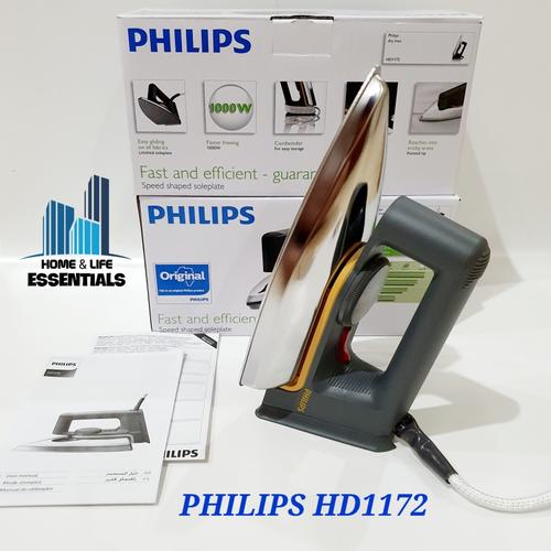 Jual PHILIPS Setrika HD 1172/99 Dry Iron Classic 100% Original Philips ...