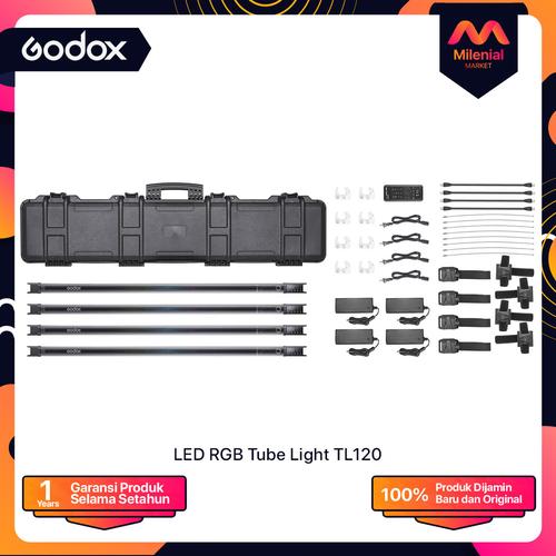 Jual Godox TL120 RGB Tube 4 Light Kit / Godox TL120 Kit 4 / Godox TL ...