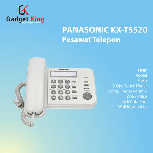 Jual Panasonic KX-TS520 Pesawat Telepon Kabel Dinding Rumah Kantor Indihome - Jakarta Pusat ...