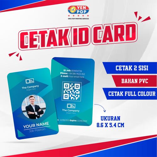 Jual Cetak ID Card PVC / Member Card - 2 Sisi - Kota Pekalongan ...