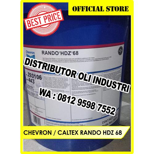 Jual CHEVRON RANDO HDZ 68 ( Hydraulic And Vacuum Pump Oil ) - Kota ...