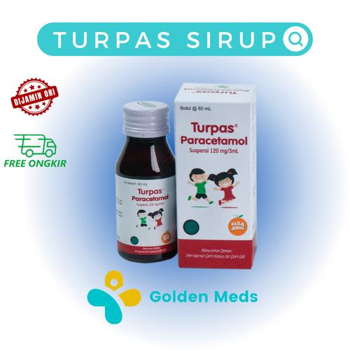 Jual Turpas Paracetamol Suspensi Sirup | Syrup Parasetamol Anak | 60 mL ...