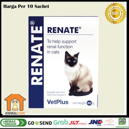 Jual Renate Vetplus - Suplemen Khusus Ginjal Kucing - Harga Per 10 ...