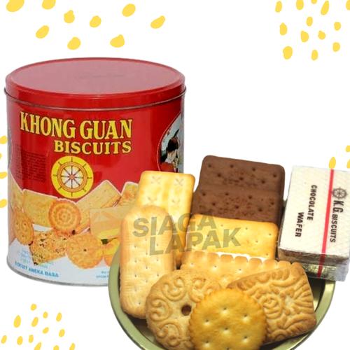 Jual Biskuit Khong Guan Kaleng Nissin 650gr Assorted Red Mini Aneka ...