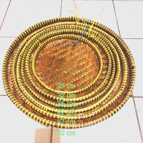Jual Tampah bambu Jawa / Tampah bambu rapih Kecil sampai sedang - 34 cm ...