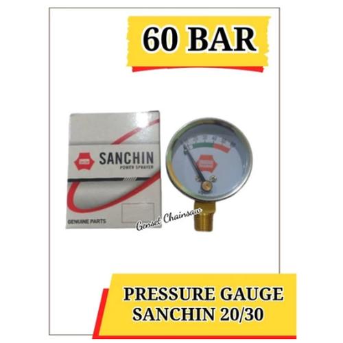 Jual Pressure Gauge Sancin 20 30 Sanchin Ori Meter 60 Bar Alat Ukur ...
