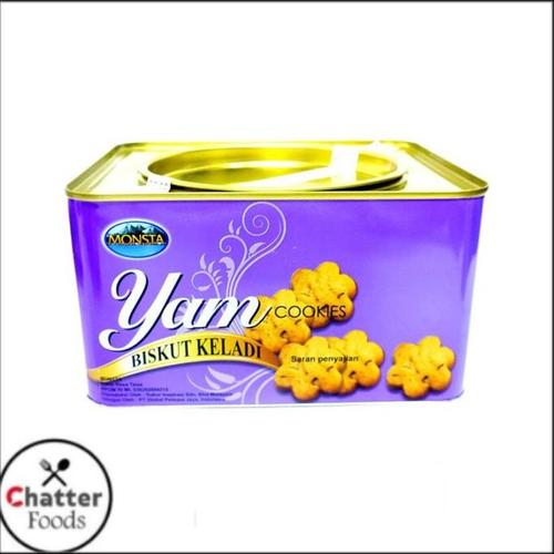 Jual BISKUIT KALENG MONSTA YAM COOKIES BISKUIT KELADI KALENG ...