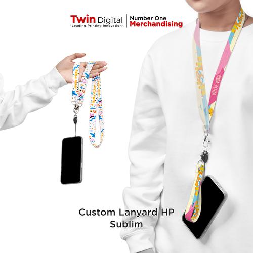 Jual Lanyard 2in1 Hp Sublim 2 cm Souvenir Tali Leher Gantungan ...