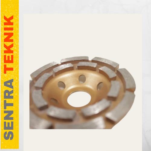 Jual DIAMOND WHEEL/ MATA GERINDA CUP DOUBLE 105mm/DW 4" DRCE - Kota ...