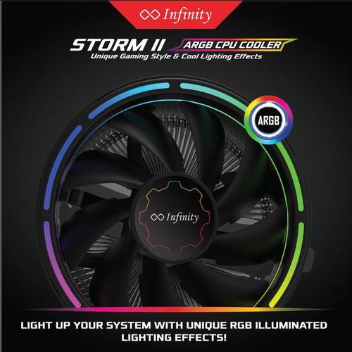 Jual INFINITY STORM II ARGB HSF Cpu Cooler AMD INTEL / INFINITY STORM 2 - Jakarta Pusat - Vgen ...