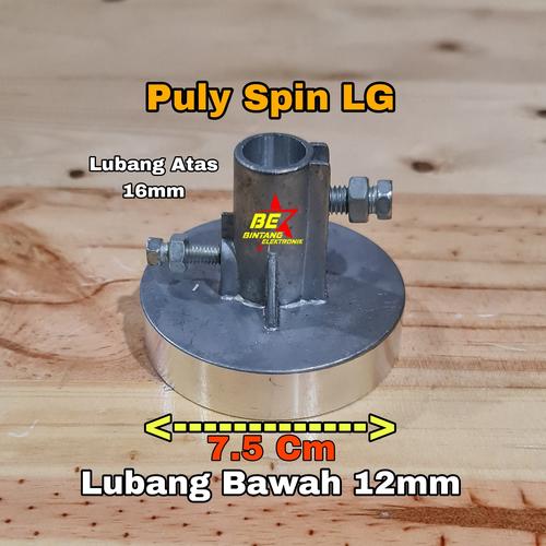 Jual Puly Dinamo Spin Mesin Cuci LG 2 Tabung Puli Motor Pengering LG ...