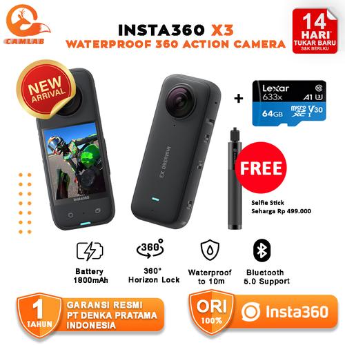 Promo Insta360 X3 Waterproof 360 Action Camera - STANDAR - Jakarta ...