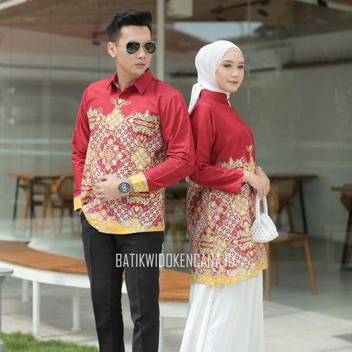 Jual Couple Batik Motif Tanduk Rusa Pria Wanita - PANJANG, M - Kab ...