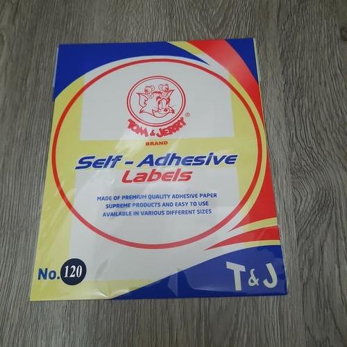 Jual Label T&J 120/Label TJ/Label Tom/Stiker Sticker Tom/Self Adhesive ...