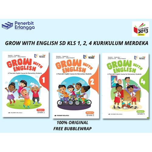 Promo BUKU GROW WITH ENGLISH KELAS 1,2,4 KUMER ERLANGGA - KELAS 1 ...