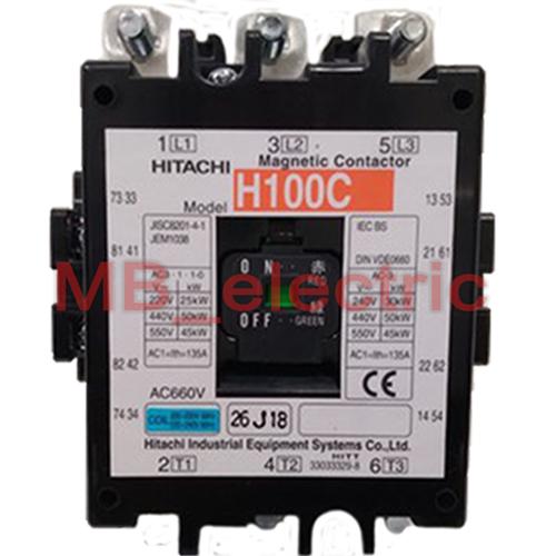 Jual Hitachi H100C (100A) Electromagnetic Contactor - AC 100-110V ...