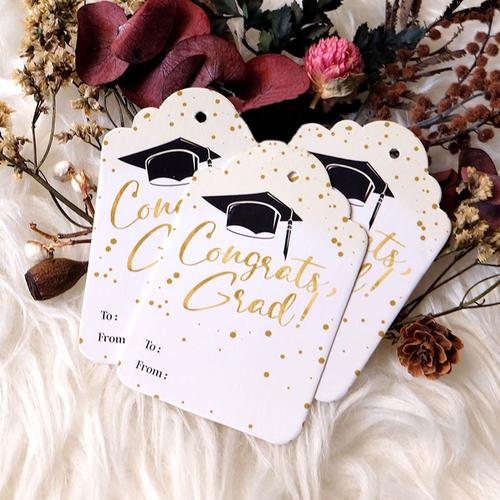 Jual Hangtag graduation kartu ucapan kelulusan mini hang tag congrats ...