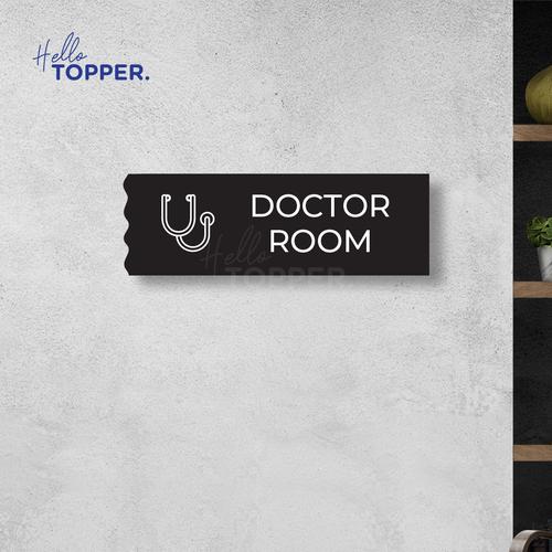 Jual Sign Akrilik Signage Tulisan Acrylic Papan Curly Style - Doctor ...