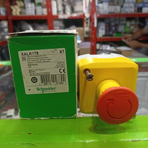 Jual SCHNEIDER CONTROL STATION EMERGENCY STOP FUNCTION XALK178 - Kota ...