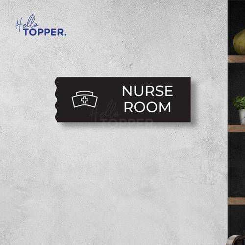 Jual Sign Akrilik Signage Tulisan Acrylic Papan Curly Style - Nurse ...