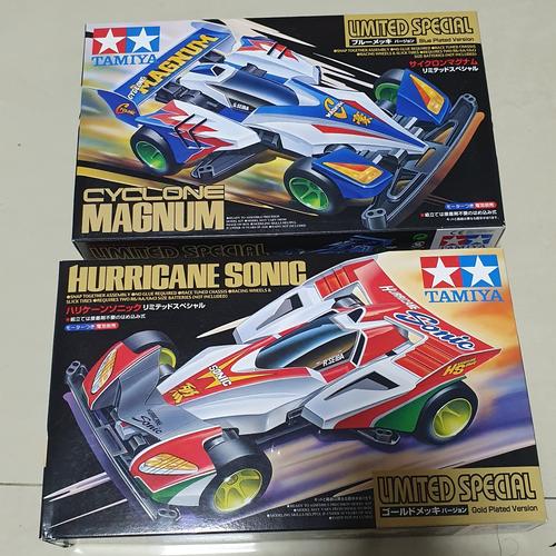 Jual Tamiya Mini 4wd Cyclone Magnum & Hurricane Sonic Limited Special ...
