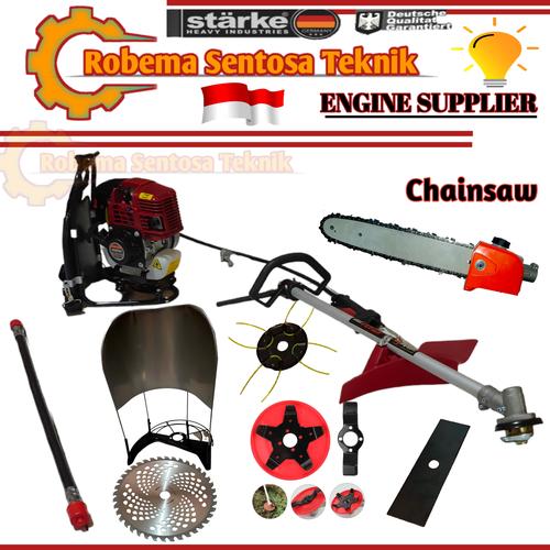 Jual Mesin Potong Rumput 4 Tak Model HONDA (6 Mata) POTONG KAYU ...