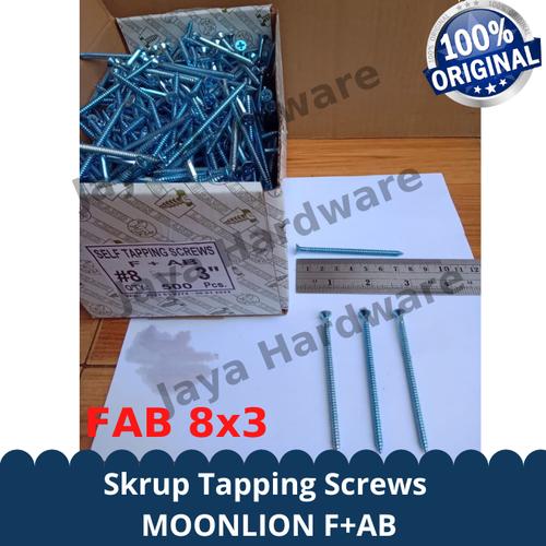 Jual Skrup Tapping FAB Moon Lion 10x3 - 6x1 Dijamin Original - 8x3 ...