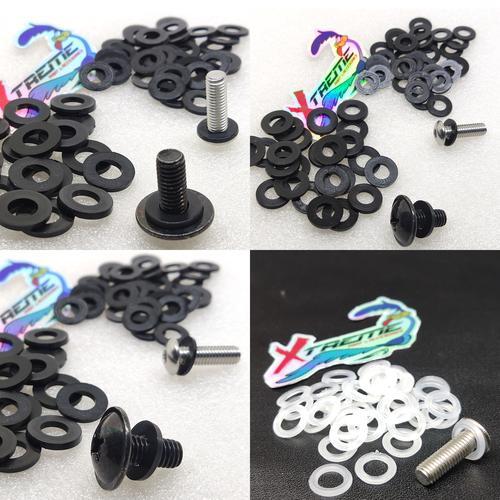Jual RING PLASTIK BAUT BODY NINJA R SS RR NEW OLD FAIRING ORING WASHER ...