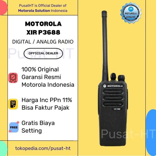 Jual HT MOTOROLA DIGITAL MOTOTRBO XiR P3688 UHF 350 MHz P-3688 P 3688 ...