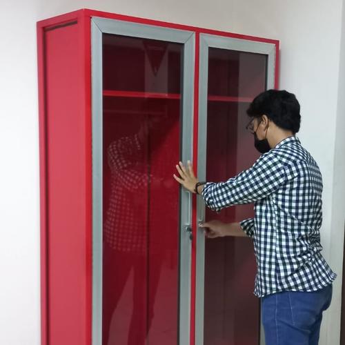 Jual lemari APD / safety cabinet plas besi besar pintu 2 - Jakarta ...