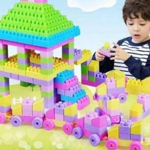 Jual ← mainan bongkar pasang blok block mainan lego bricks susun mr ...