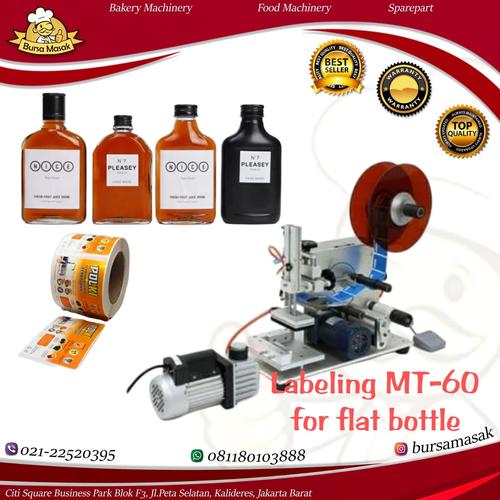 Jual Mesin Labeling / MT-60 Semi-Automatic Flat Bottle Labeling Machine - Jakarta Barat - Makmur ...
