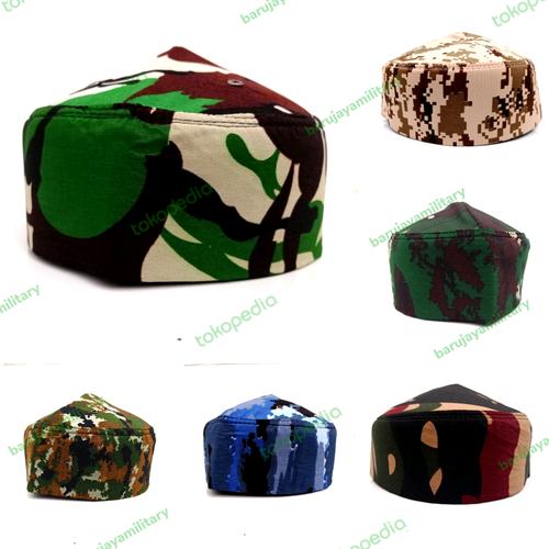 Jual Kopiah Loreng Peci Doreng Indonesia Kopyah Dewasa Kupluk - AU, 5 ...