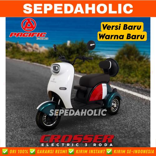 Jual Sepeda Motor Listrik PACIFIC CROSSER Electric E Bike Roda Tiga ...
