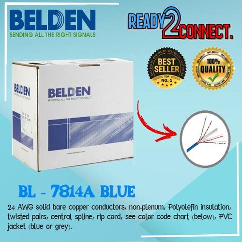 Jual BELDEN 7814A Kabel UTP Cat 6 305m - Biru - Jakarta Pusat - READY 2 ...