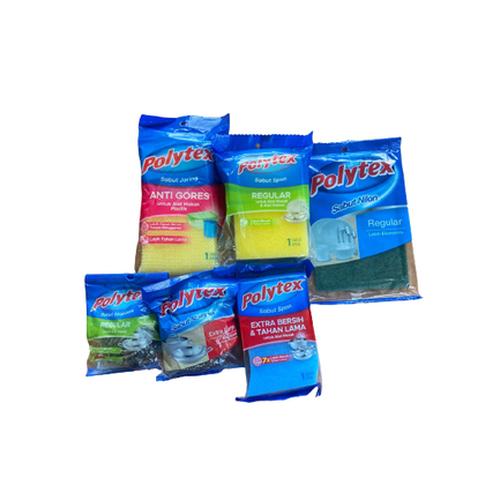 Jual Sabut Sponge Polytex Per Pcs - Spon Cuci Piring Regular - Kota ...