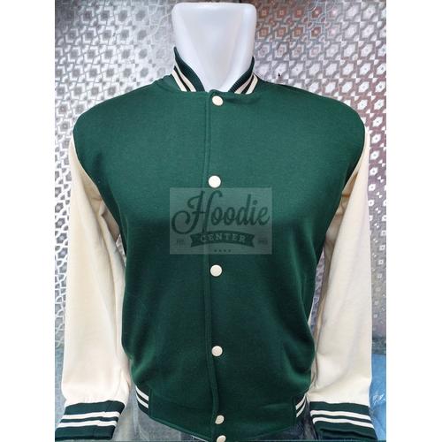 Jual Jaket Baseball Varsity Raglan Polos Banyak Warna Hoodie Center ...