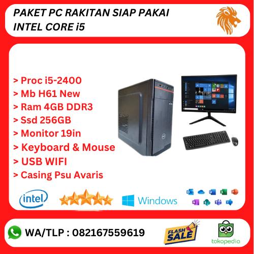 Jual Paket Pc Lengkap Kantor i5 / 4GB / Ssd 256GB / Office / Admin ...