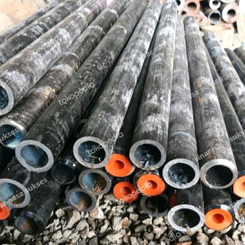 Jual Pipa besi SCH160 ukuran 21/2" inchi panjang 10cm pipa carbon steel ...