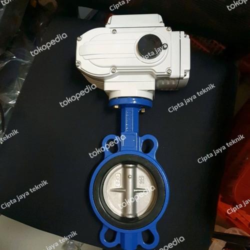Jual motorized butterfly valve type 4 inch 24vdc / actuator electrik ...