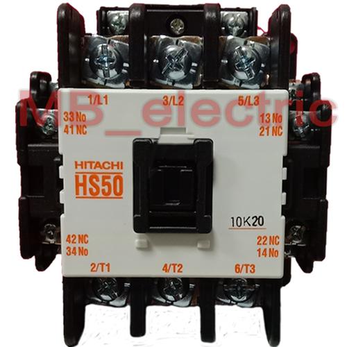 Jual Hitachi HS50 (50A) New Electromagnetic Contactor - AC 200-220V ...