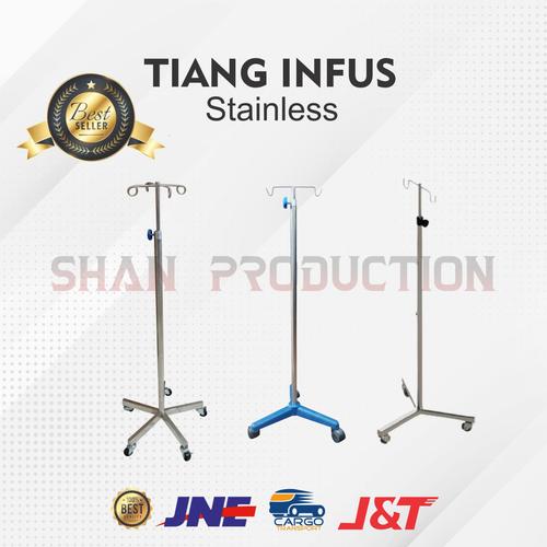 Jual Tiang Infus - Tiang Infus Roda 3 Kaki Stainless Steel - Kaki 3 ...