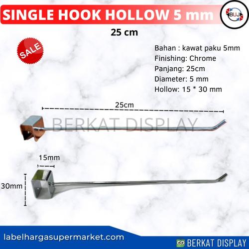 Jual SINGLE HOOK HOLLOW - HOOK STAINLESS - 20 cm - Kota Tangerang ...