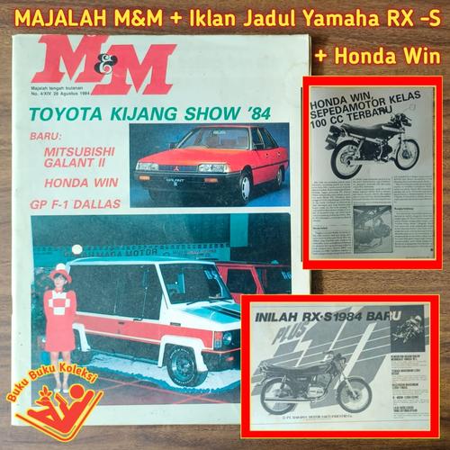 Jual Majalah Jadul M&M Sampul Kijang Iklan Yamaha RX-S HONDA Win - Kab ...